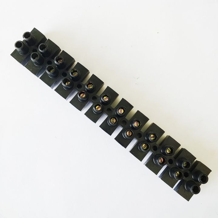 Terminal Blok Hitam Sambungan Kabel Kuningan Listrik | Lazada Indonesia