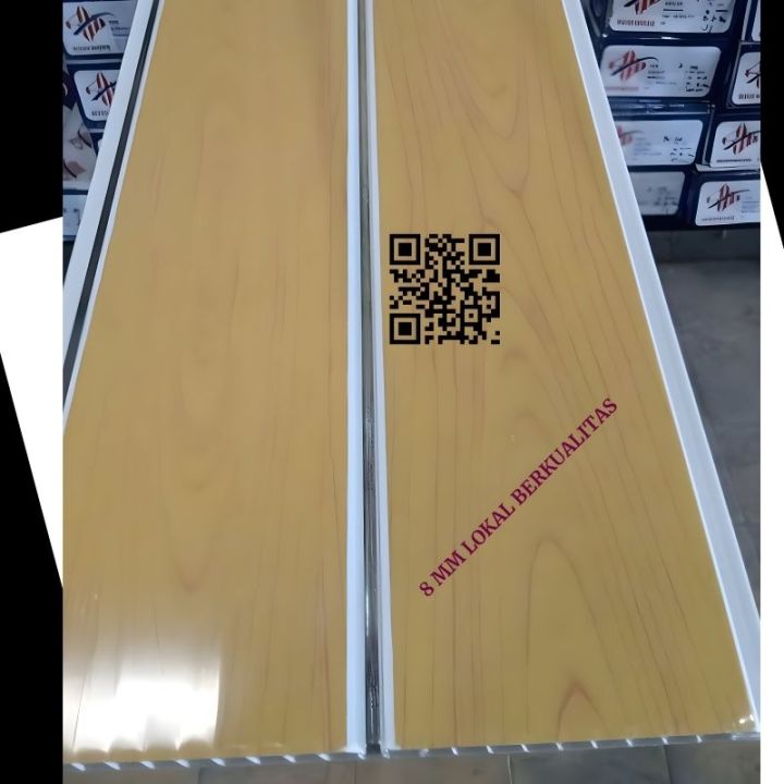 Plafon Pvc putih nat | motif plafon pvc plafon pvc atap | Lazada Indonesia