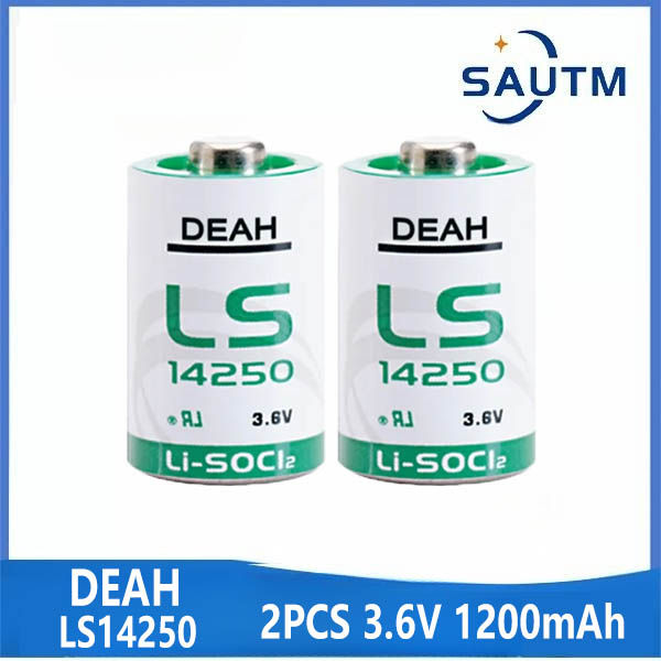 1-10PCS 3.6V 14250 LS14250 1/2AA TL-5902 Lithium Battery For PLC ...