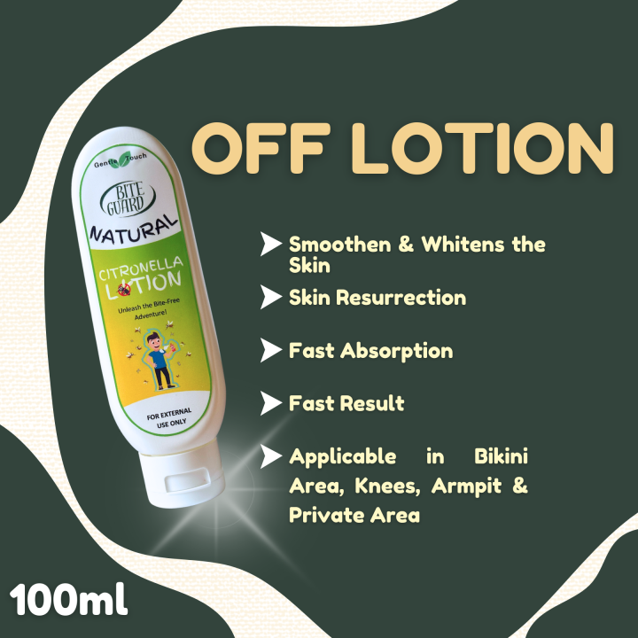Citronella Insect Repellent Lotion Defense Against Mosquitos Anti ...