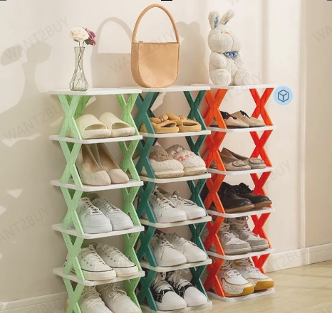 Multi-tier Shoe Rack Simple Storage Rack For Dormitory Bedroom Shoe ...