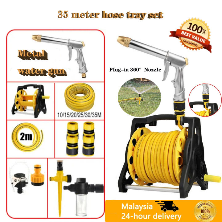 10M 15M 20M 25M 30M 35M hose reel set water pipe reel storage rack ...