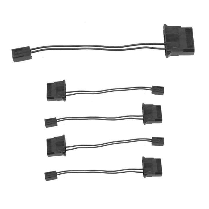 IDE to 3 Pin Fan Power Cable Molex D Plug Power to 3 Pin Connector ...