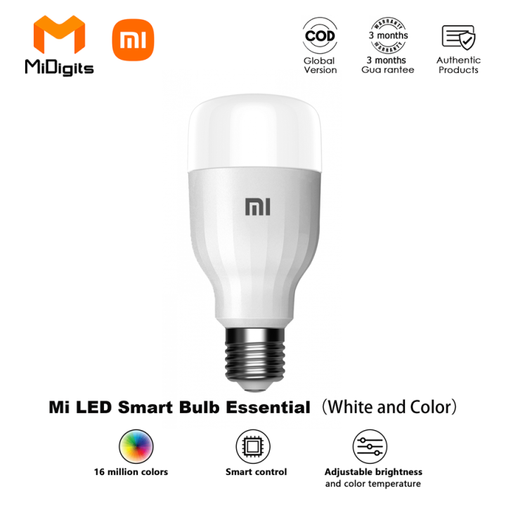 Mi LED Smart Bulb Essential White and Color 16 million colors ...