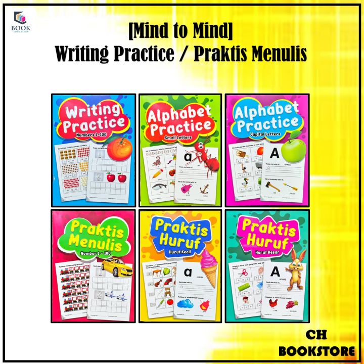 [CH] Mind to Mind - Praktis Huruf / Praktis Menulis / Writing Practice ...