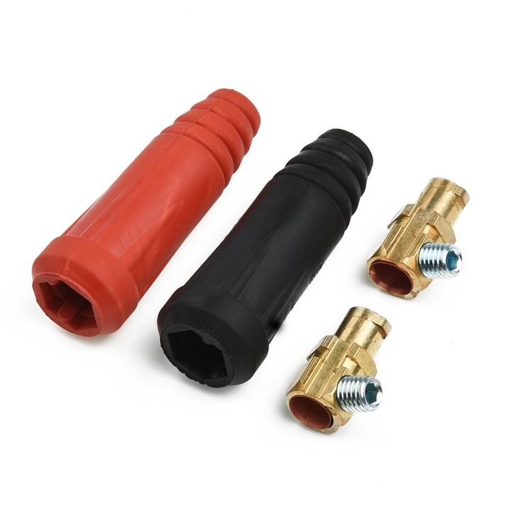 【Home Tools Store】Welding Connector plug Plug Red+Black 200Amp ...
