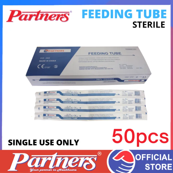 PARTNERS NGT FEEDING TUBE FR.5 (40-45 cm) - 50 PCS | Lazada PH