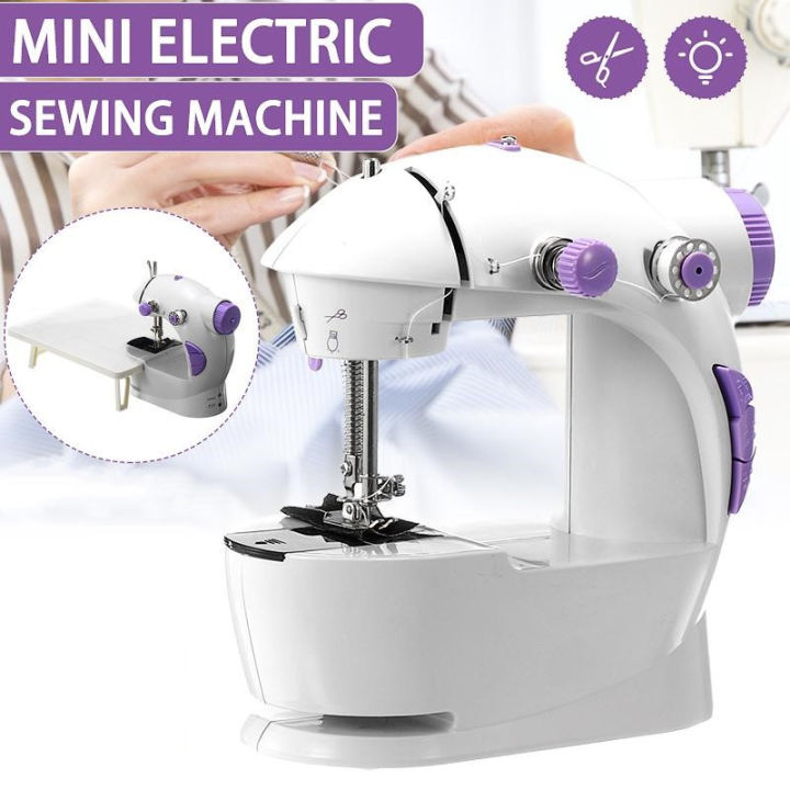 Original Portable Mini Electric Sewing Machine 4 in 1 Dual Speed Home ...