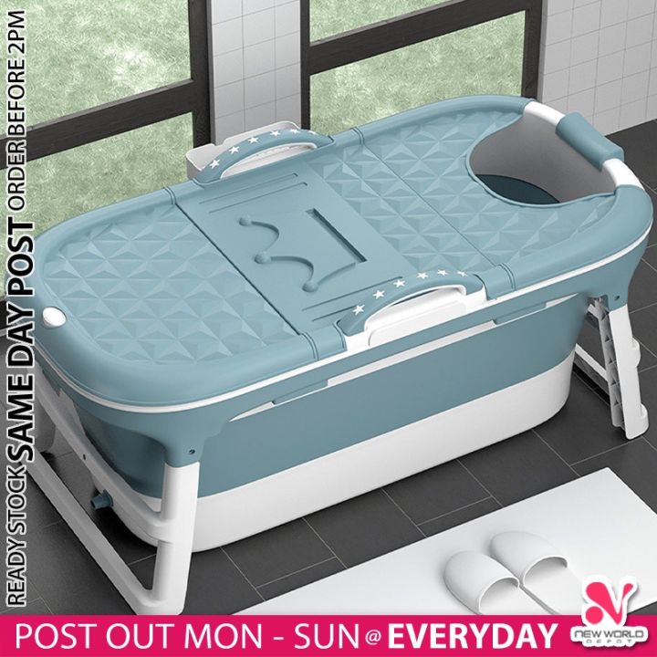 𝗛𝗘𝗔𝗧 𝗣𝗥𝗘𝗦𝗘𝗥𝗩𝗔𝗧𝗜𝗢𝗡 》Foldable Bathtub Portable Bathroom Soaking Bath Tub ...