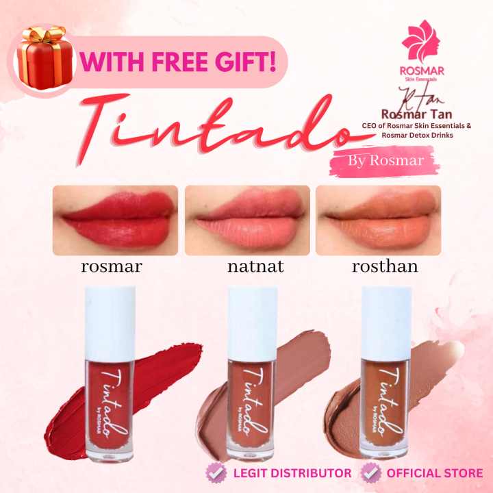 RBD | Authentic Rosmar Cosmetics Tintado Lip Tint Stain Cheek Rosthan ...