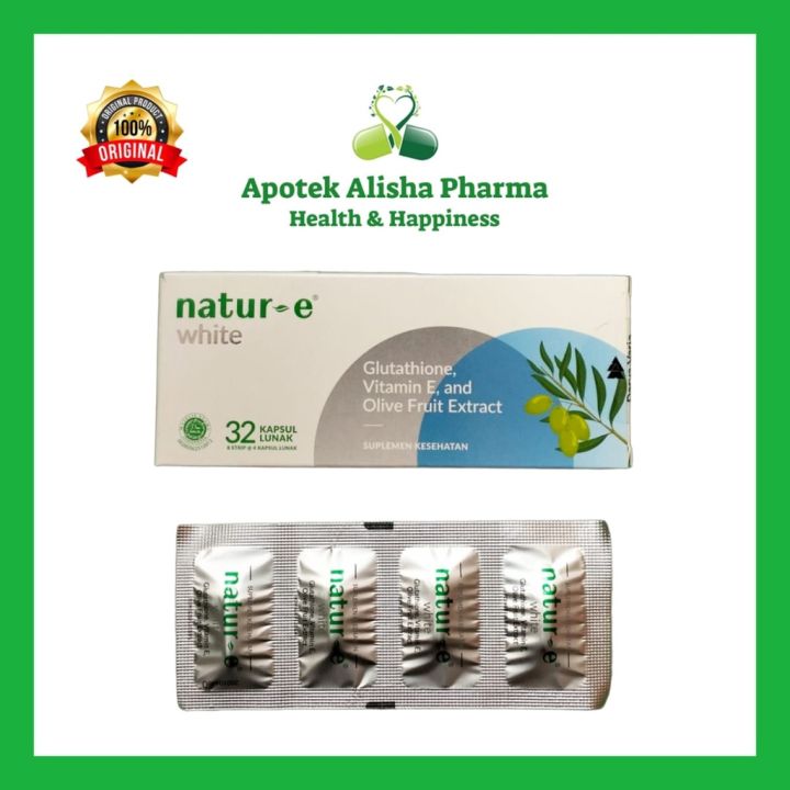 Natur E White Soft Kapsul (Pack 4/16/32kapsul) - NaturE Plus ...