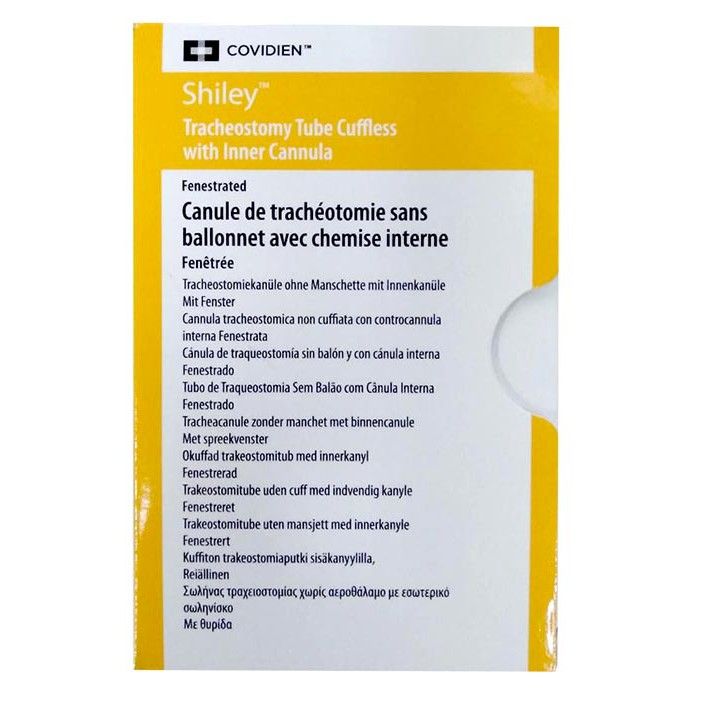 SHILEY TRACHEOSTOMY TUBE CUFFLESS FENESTRATED WITH INNER CANNULA (4CFN ...