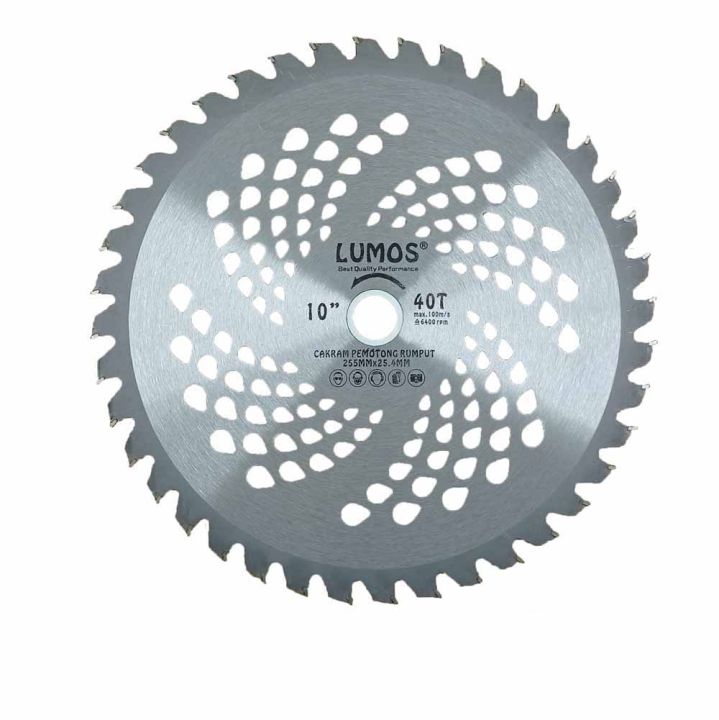 Mata Potong Rumput 10" Mata Pisau Bulat Mesin Potong Rumput 40T ...