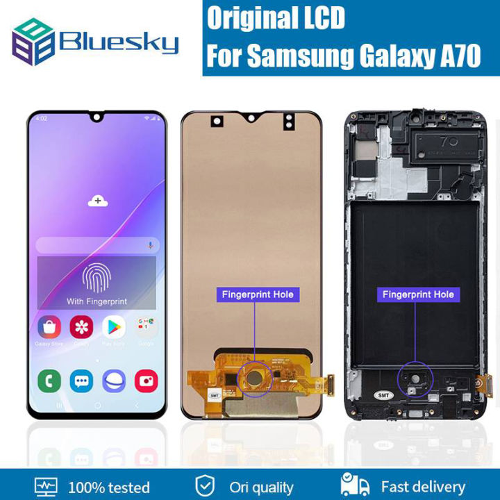 Bluesky 6.7" Super AMOLED For Samsung Galaxy A70 LCD Display With ...