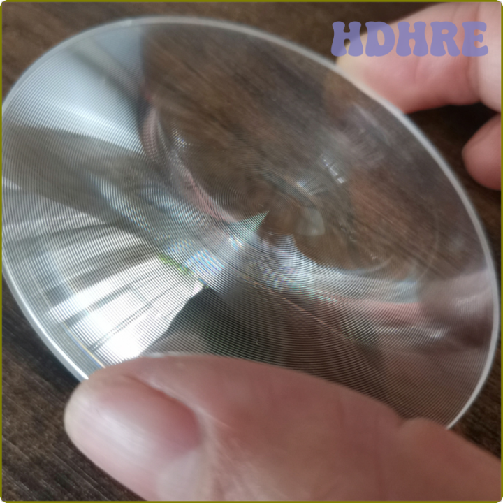 HDHRE Diameter 70MM Round PMMA Fresnel Optical Fine Threaded Lens for ...