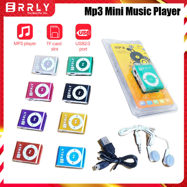 Mp3 Besi Mini Music Player Bahan metal Mp3 Jepit Slot Memory Card ...