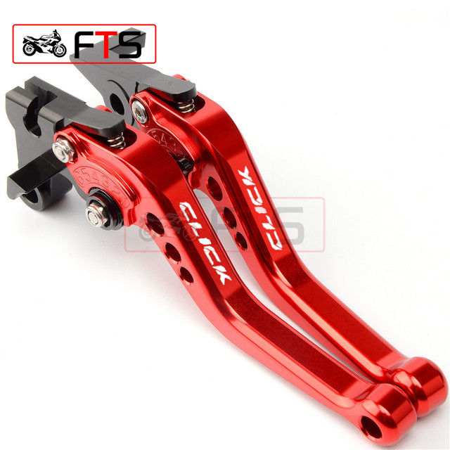 Fentlles Motorcycle Short Brake Clutch Levers For Honda Click V2/V3 ...