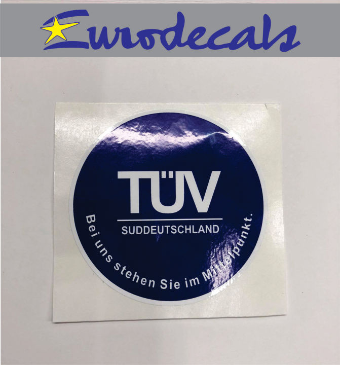 Round TUV Printed Sticker | Lazada PH