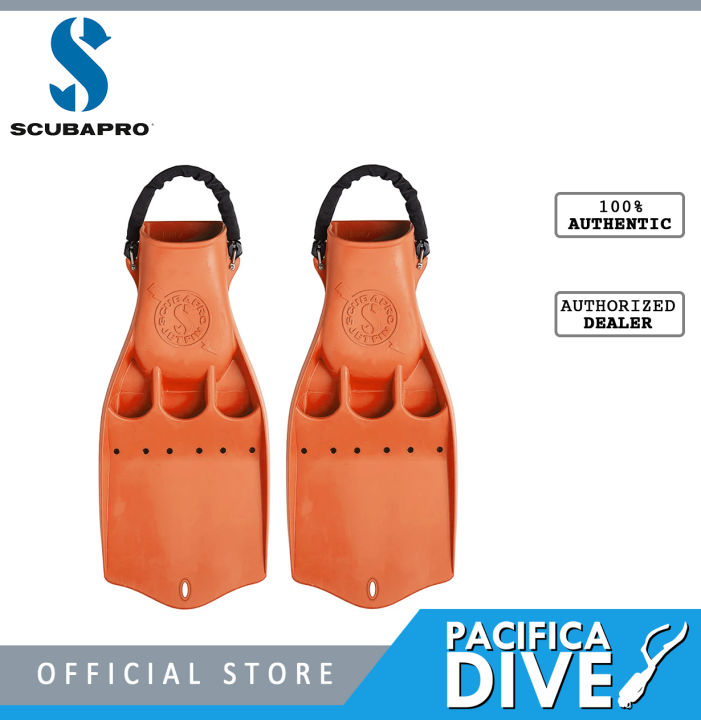 SCUBAPRO, Jet Fins With Spring Heel Strap, Orange | Lazada PH