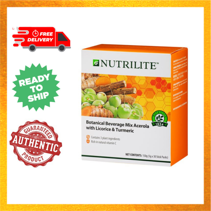 Amway Nutrilite Botanical Beverage Mix Acerola Cherry With Licorice And ...