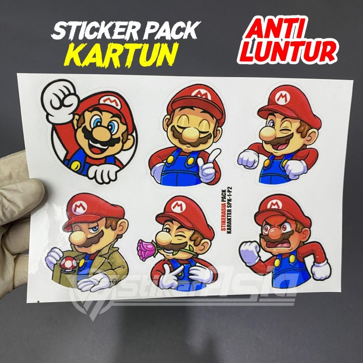 STIKER PACK KARTUN SPK-1-P2 STICKERASIA Sticker ANIME ANIMASI KARAKTER ...