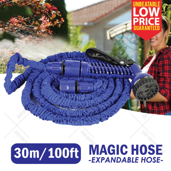Magic Hose Spray Garden Multifunction Expandable Water Hose/Getah Paip ...