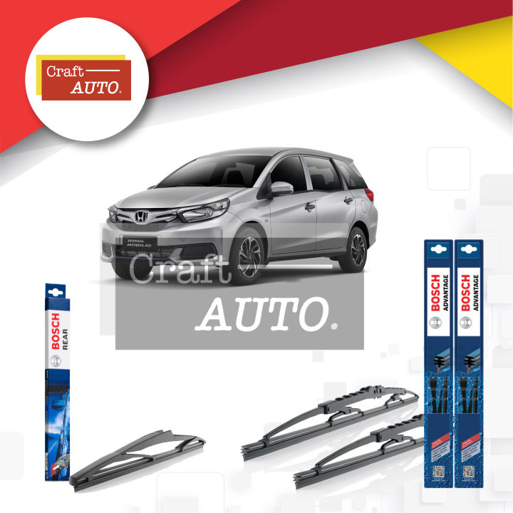 Wiper Honda Mobilio Depan Belakang Bosch Advantage Ukuran 22", 16 ...