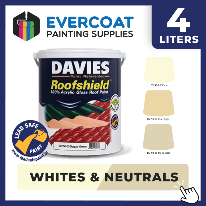 Davies Paints Roofshield 4-Liters (Whites) | Lazada PH