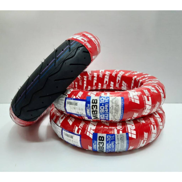 ยางมอเตอร์ไซค์ IRC ลาย MB 38 ยางรถป๊อป , Honda DIO ZX , ขอบ 10 80/90-10 ...