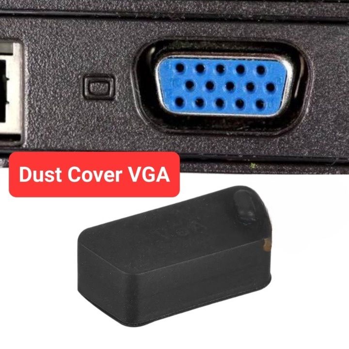 Dust Cover VGA plug penutup anti debu Socket external monitor D-SUB ...