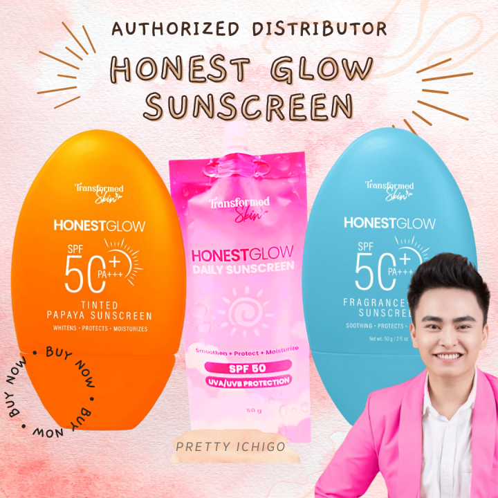 Honest Glow Daily Sunscreen, Fragrance-Free Sunscreen and Tinted ...