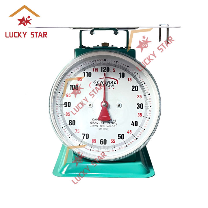 GM-12068 120Kg Flat Kitchen Scale General Master Dail Spring Scale ...