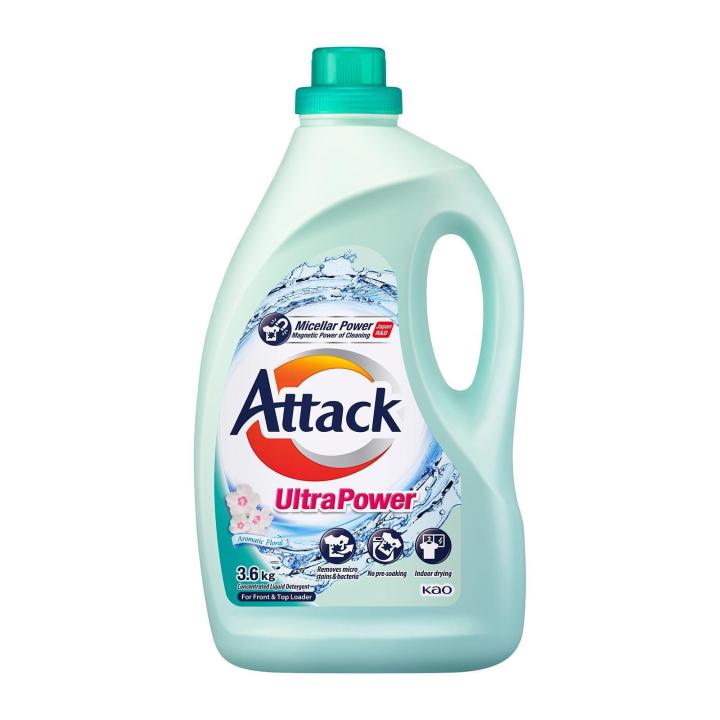 Attack Ultra Power Liquid Detergent 3.6KG | Lazada Singapore