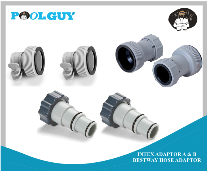 Intex Adapter B & A BESTWAY HOSE ADAPTER Converter TITOCY 1.5 inch or ...