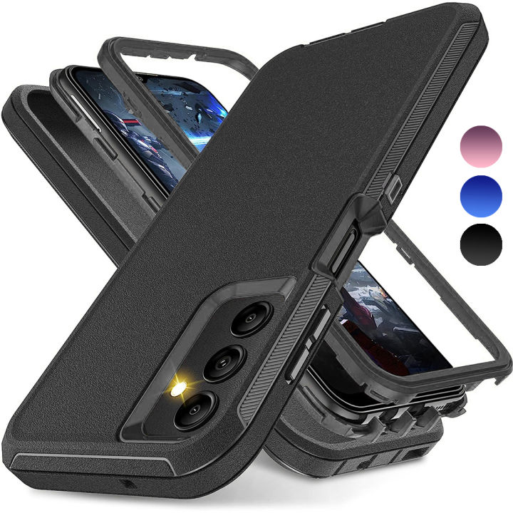 Premium 3 in 1 Military-Grade Protective Heavy Duty Phone Case ...