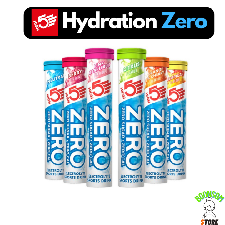 High5 Zero Hydration Tablet : เม็ดฟู่เกลือแร่ ( Electrolyte)สำหรับ ...
