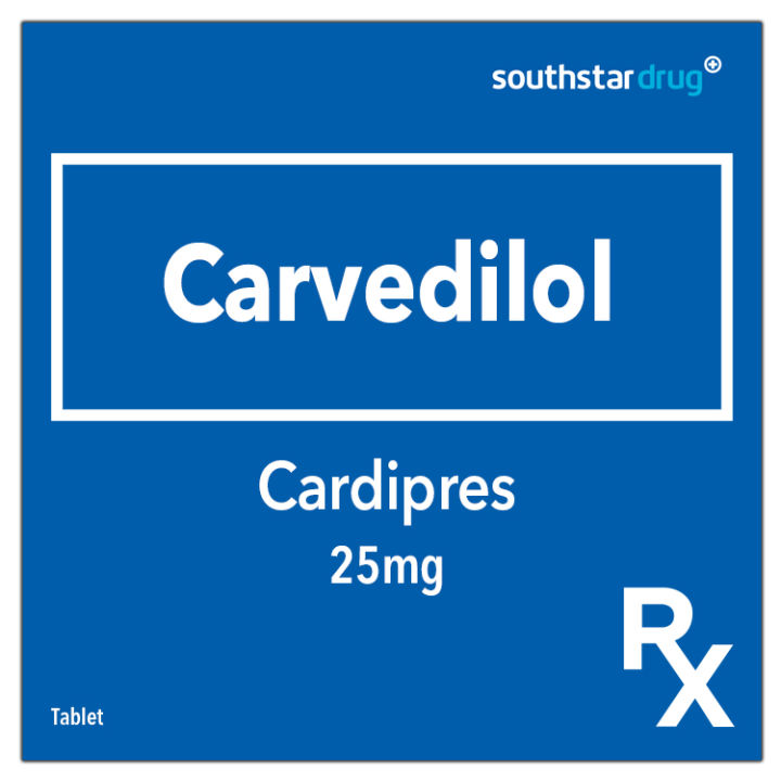 Rx: Cardipres 25mg Tablet | Lazada PH