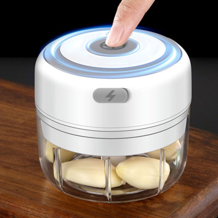 Automatic Mini Wireless Chopper USB Charging Blender Portable 100ML ...