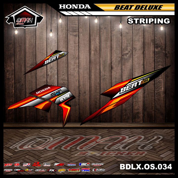 Sticker Striping Honda Beat DELUXE - Sticker Striping Variasi Motor ...