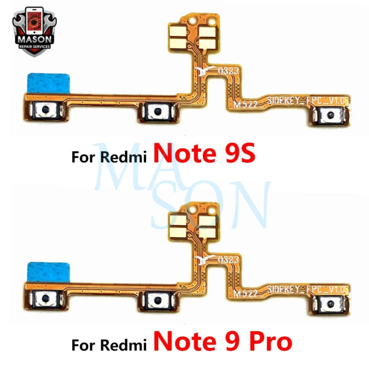 Manila spot For Redmi Note 9S Power On Off Volume Camera Key Button ...