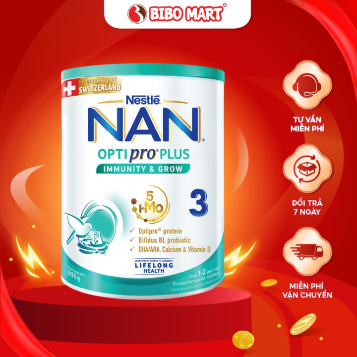 Sữa Bột Nestlé NAN OPTIPRO PLUS Từ Thụy Sĩ Kết Hợp Của Phúc Lợi 5HMO Và Vitamin Khoáng Chất Số 3 ...