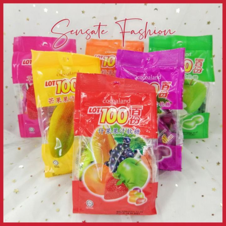 Cocoaland Lot 100 Fruits Flavors Gummy Candy 150g | Lazada