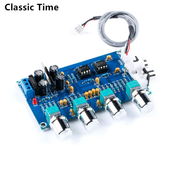 XH-M164 NE5532 Amplifier Board Module Stereo Pre-amp Preamplifier Tone ...