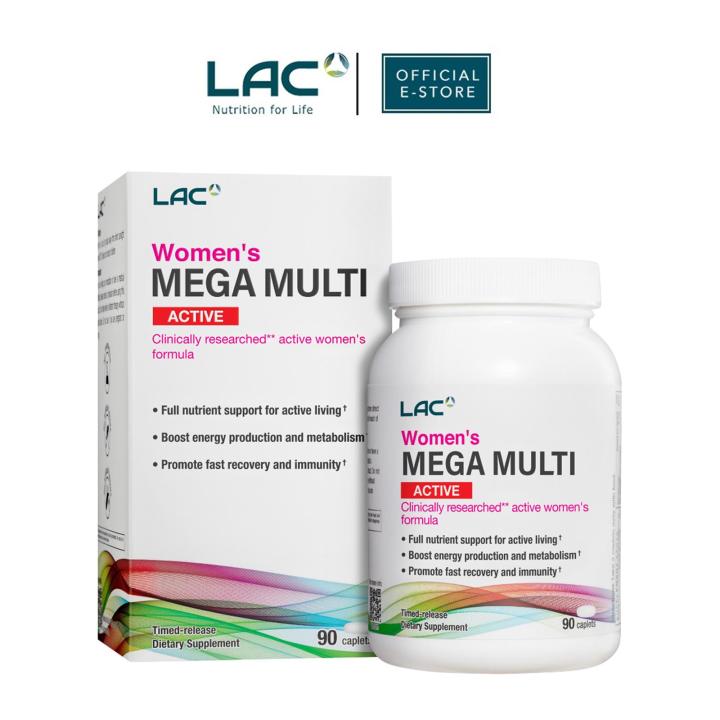 [LAC WOMEN'S] Mega Multi Active (90 caplets) | Lazada Singapore