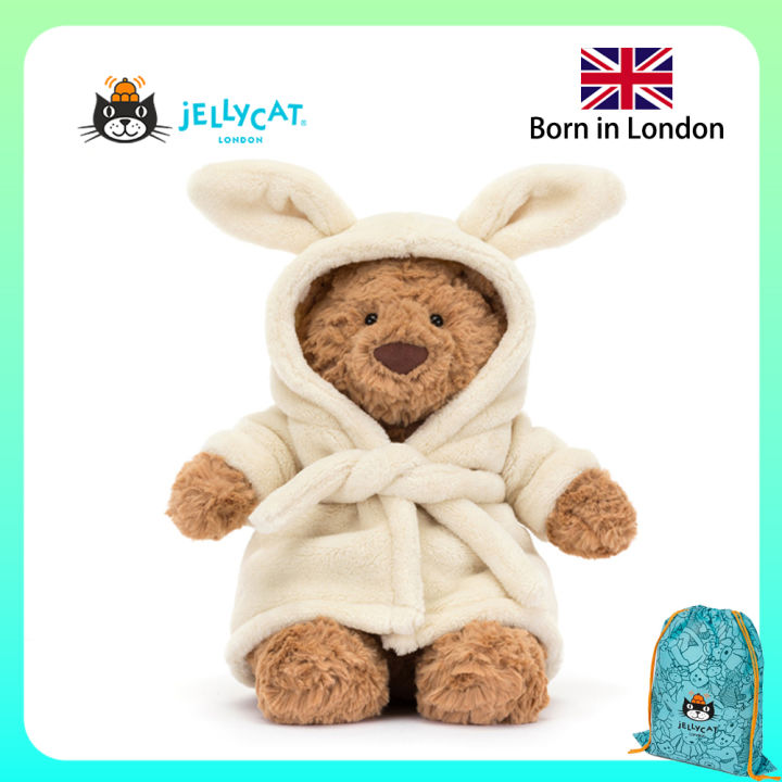 Limited Edition Jellycat Bartholomew Bear Bathrobe Outfit Spa Robe ...
