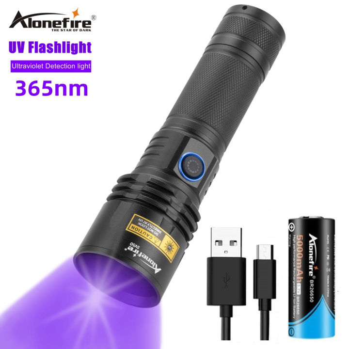 Alonefire 20W 365nm UV Purple Light USB Ultraviolet Lanterna Invisible ...