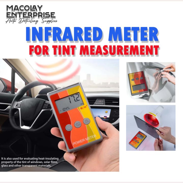 IR-07 IR Power Meter Infrared Radiation Test Meter for Tinting Macolay ...