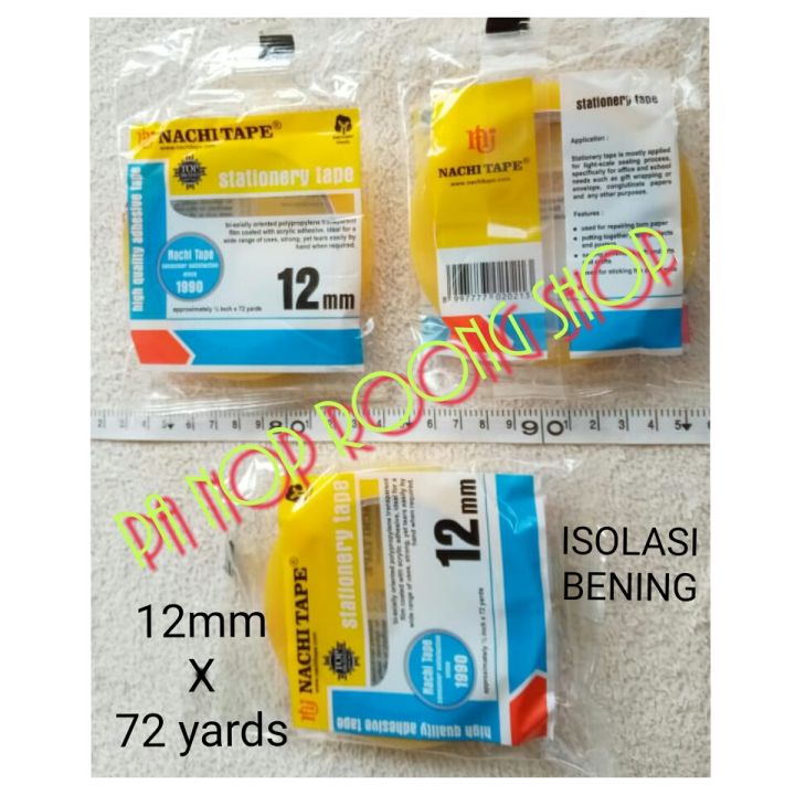 ISOLASI BENING 12MM NACHI TAPE (2pcs) | Lazada Indonesia