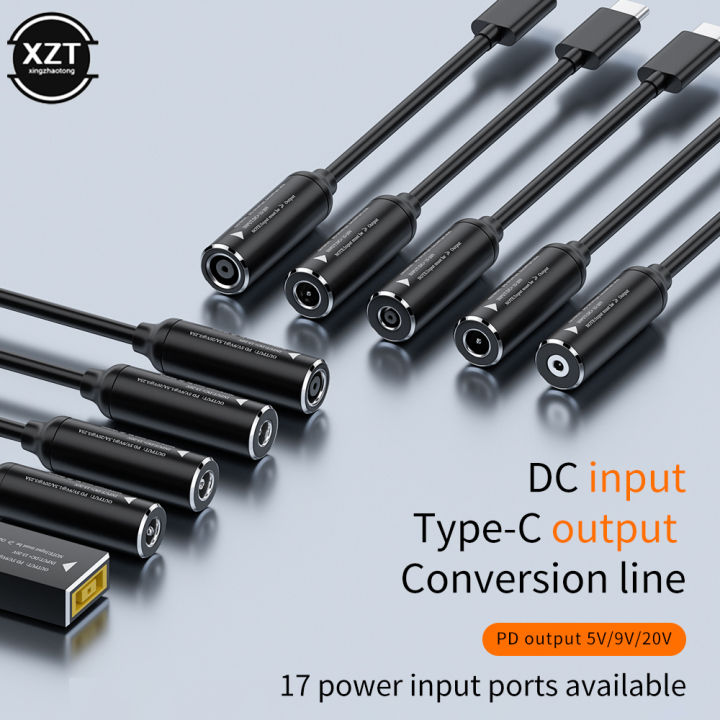 Dc Power Jack 5.5x2.5 7.4x5.0 7.9x0.9 4.5x3.0 6.0x3.7mm To Usb C Pd ...