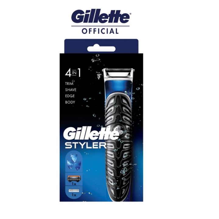 Gillette Fusion ProGlide Power Styler Shaving Razor 1 Pack, 1 handle, 1 ...